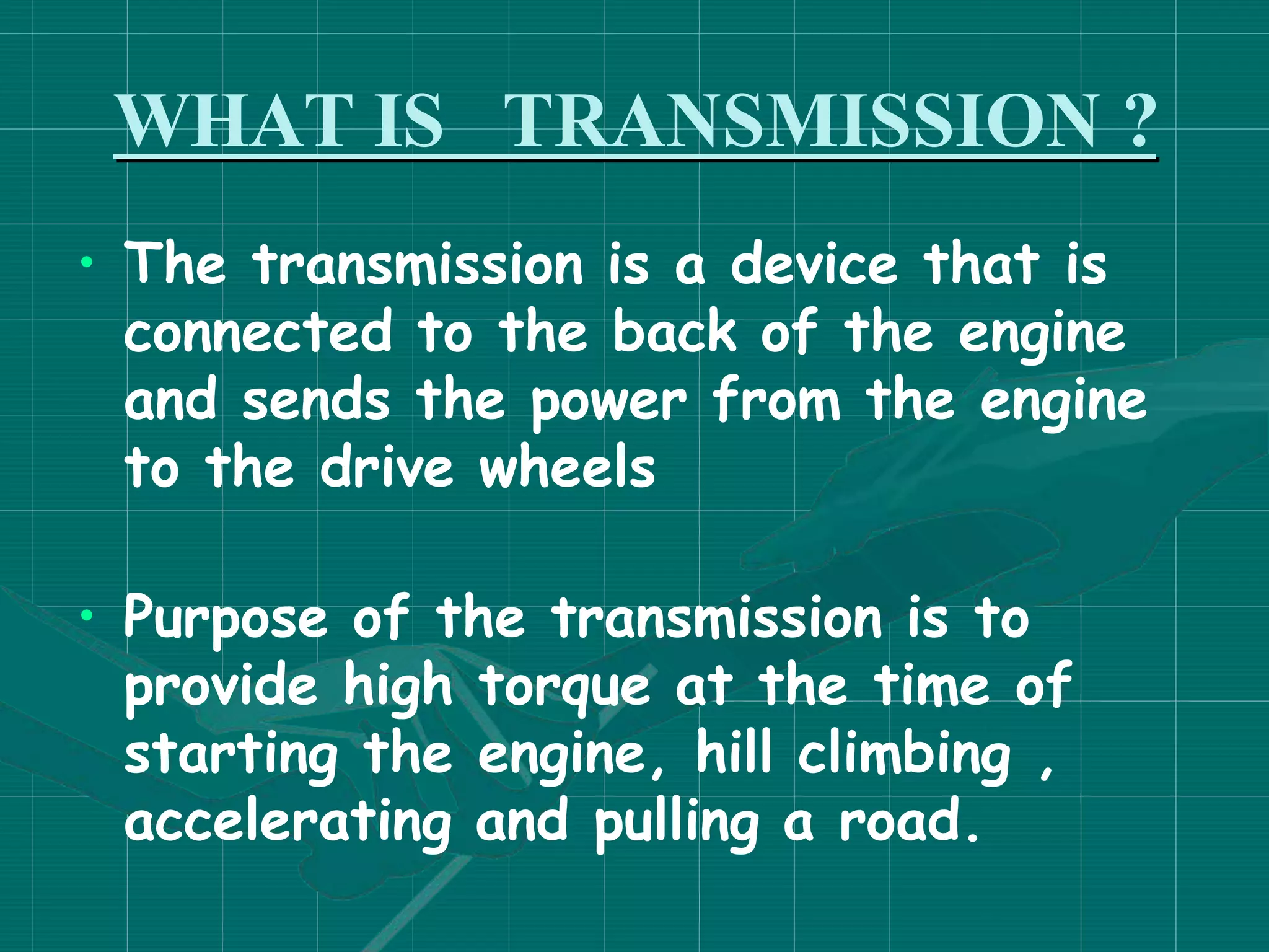 Electronic control of automatic transmission | PPTX