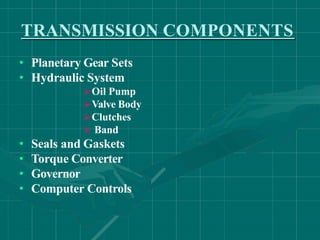 Electronic control of automatic transmission | PPTX