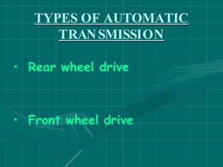 Electronic control of automatic transmission | PPTX