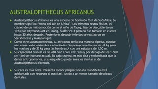El cuaternario el surgimiento y evolucion del genero | PPTX