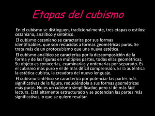 El cubismo traballo de historia | PPTX