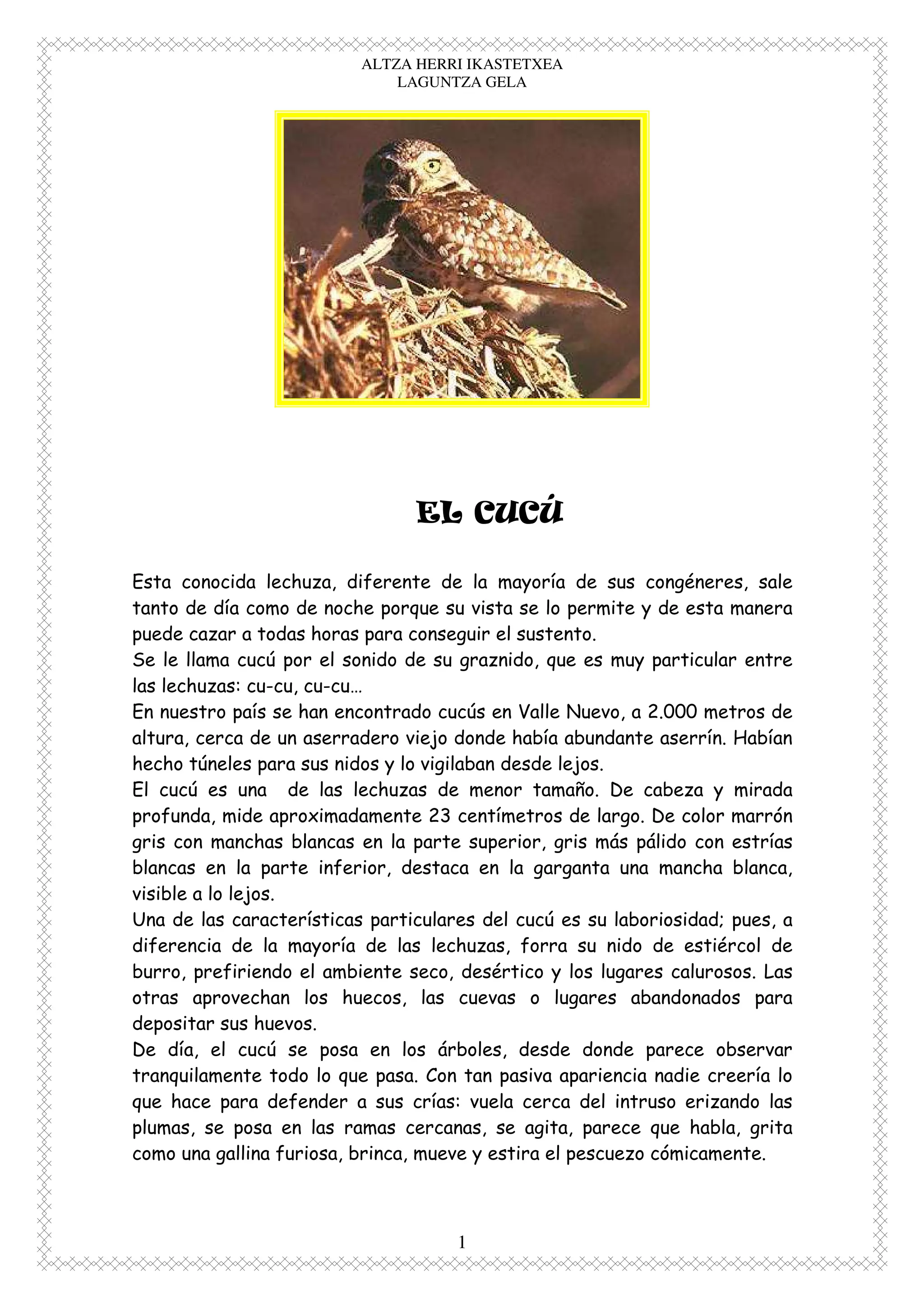 El cucú | PDF