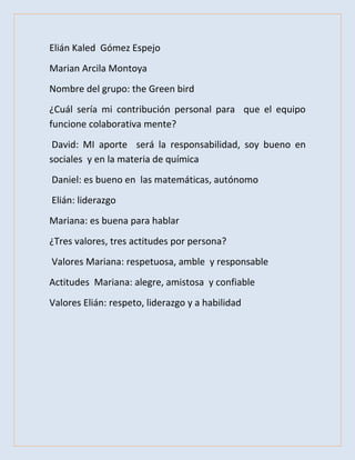 El cuento de las herramientas | DOCX