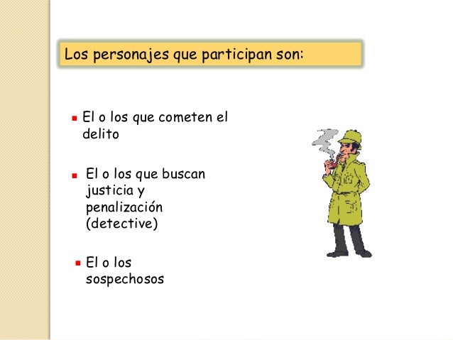 El cuento policial 1 El cuento policial 1