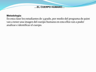 El cuerpo | PPTX