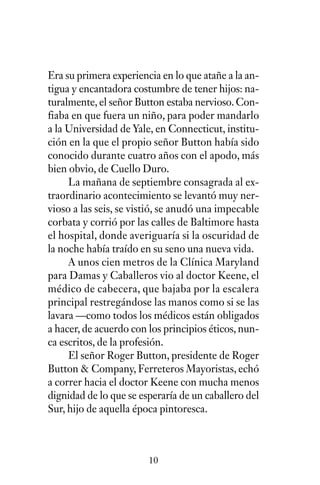 El curioso caso de benjamin button | PDF