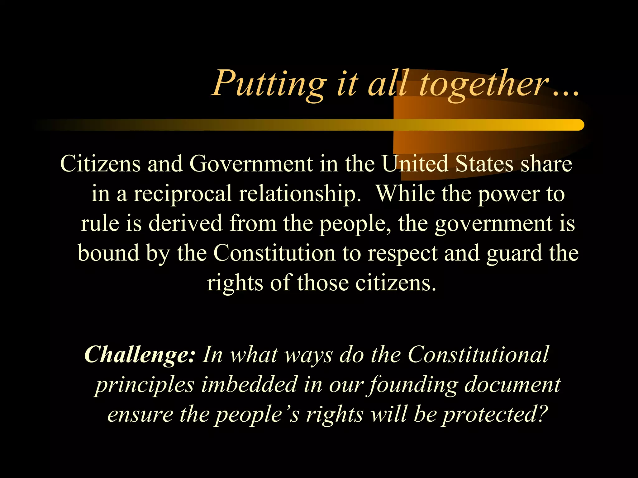 7 principles of the US Constitution | PPT