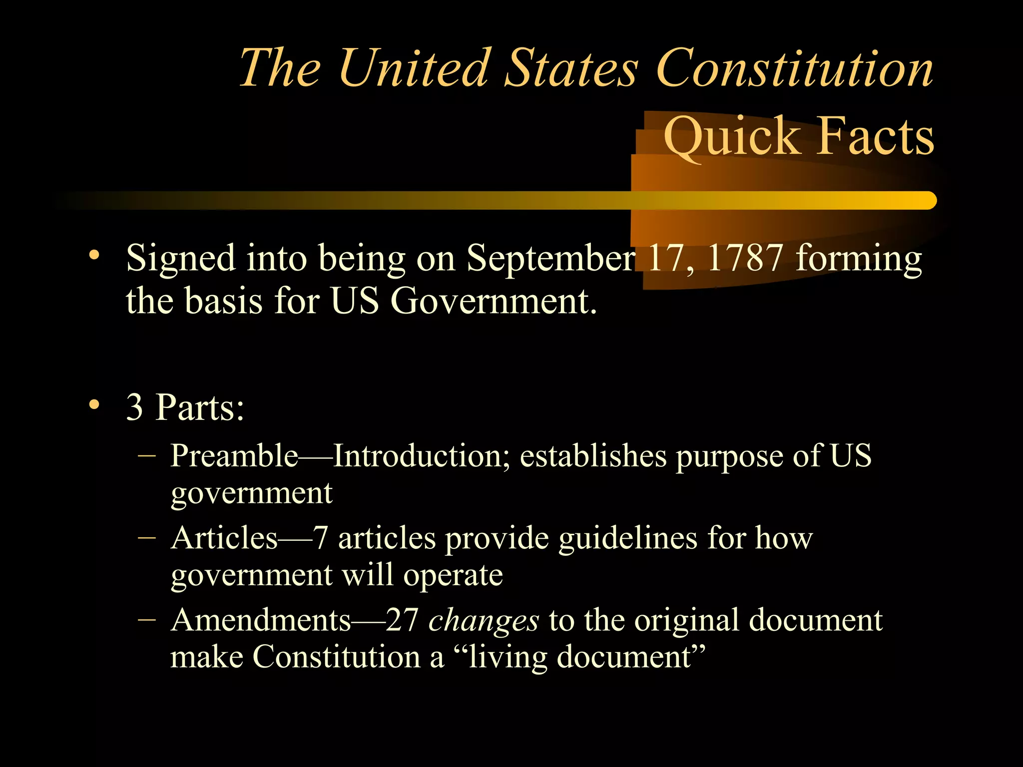 7 principles of the US Constitution | PPT