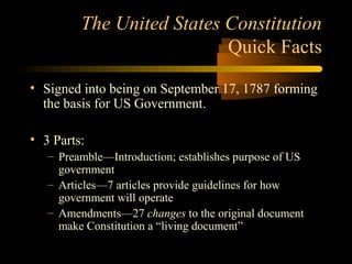 7 principles of the US Constitution | PPT
