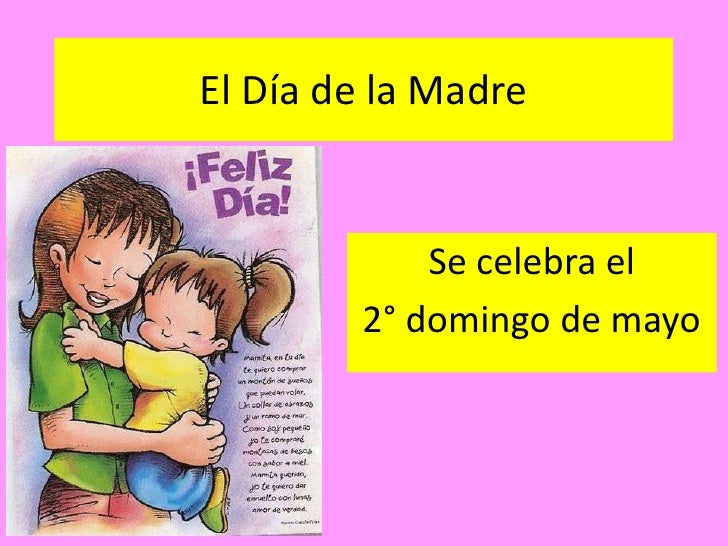 El día de la madre