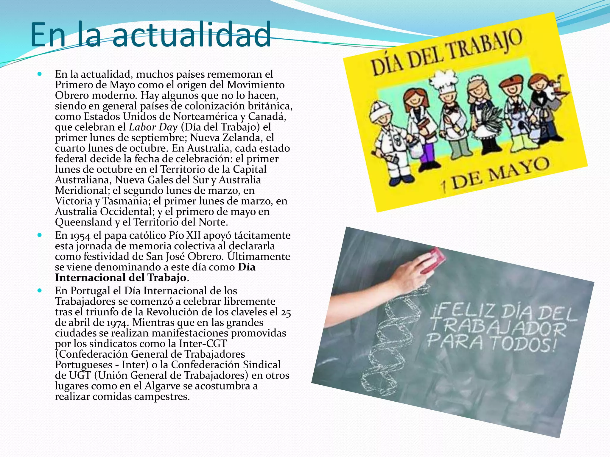 El día del trabajo | PPT | Descarga Gratuita