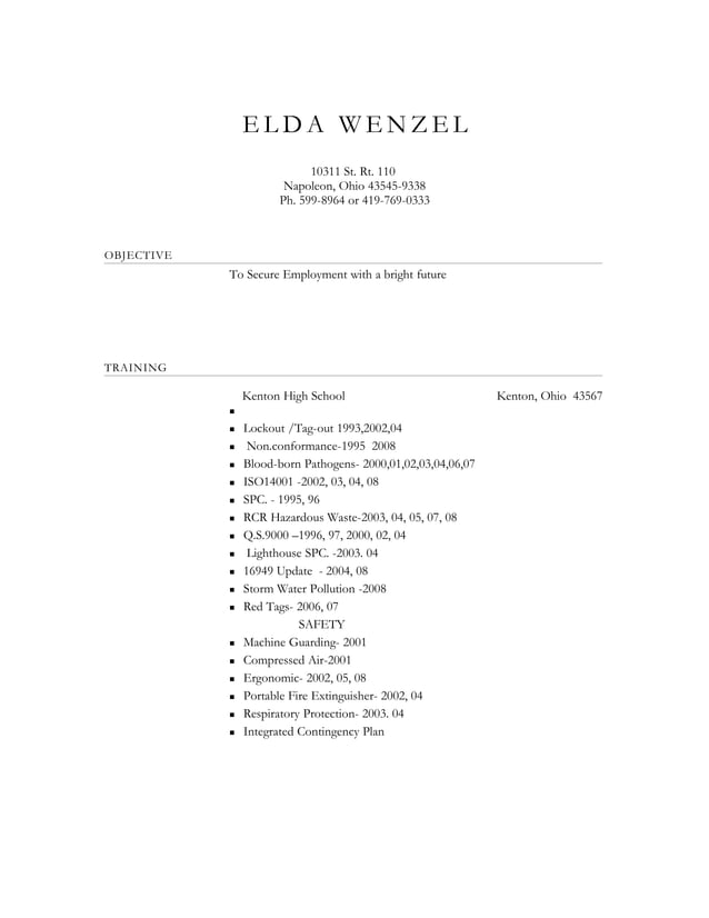 Elda Resume | PDF