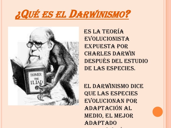 El darwinismo
