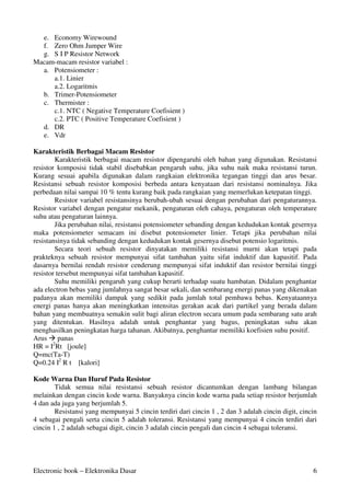 ebook ELEKTRONIKA DASAR | PDF