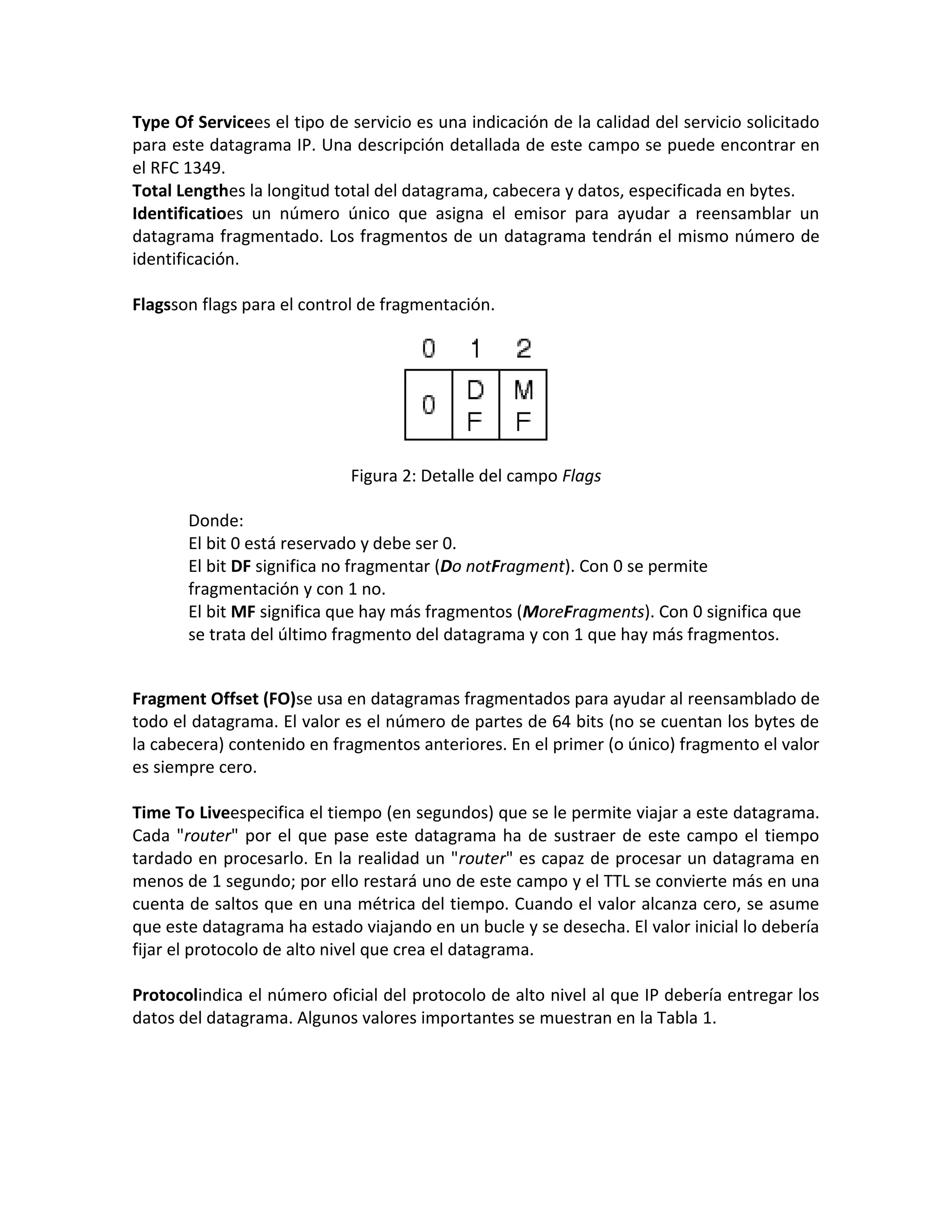 El datagrama ip | DOCX