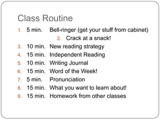 Eld class expectations | PPT