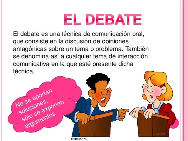 El debate