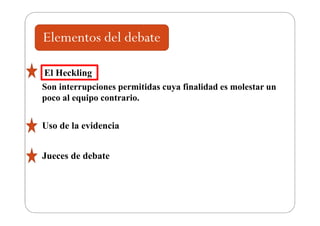 El debate | PDF