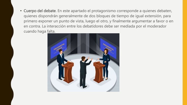 Características y estructura de los debates | PPTX | Talk Show | Genres