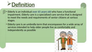 elderly patient care role of family members | PPTX
