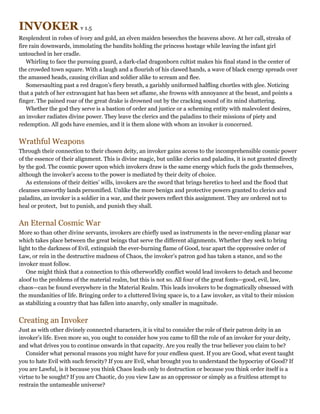 D&D 5e Homebrew Class Invoker v. 1.5 - Justin Elder | PDF