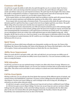 D&D 5e Homebrew Class Shaman v.2.5 - Justin Elder | PDF