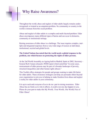 Community Guide toolkit on Elder Abuse Awareness | PDF