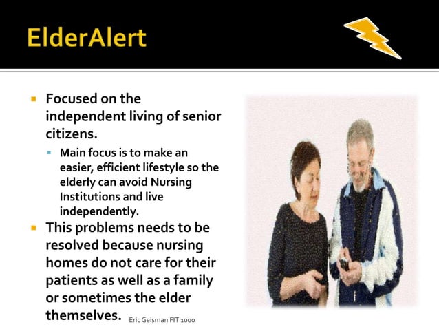 Elderly Alert Application | PPTX | Eldercare | Family and Relationships