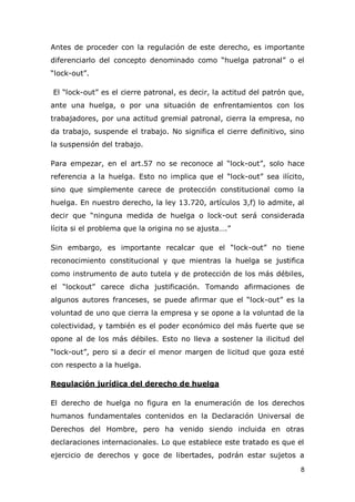 El derecho de huelga | PDF