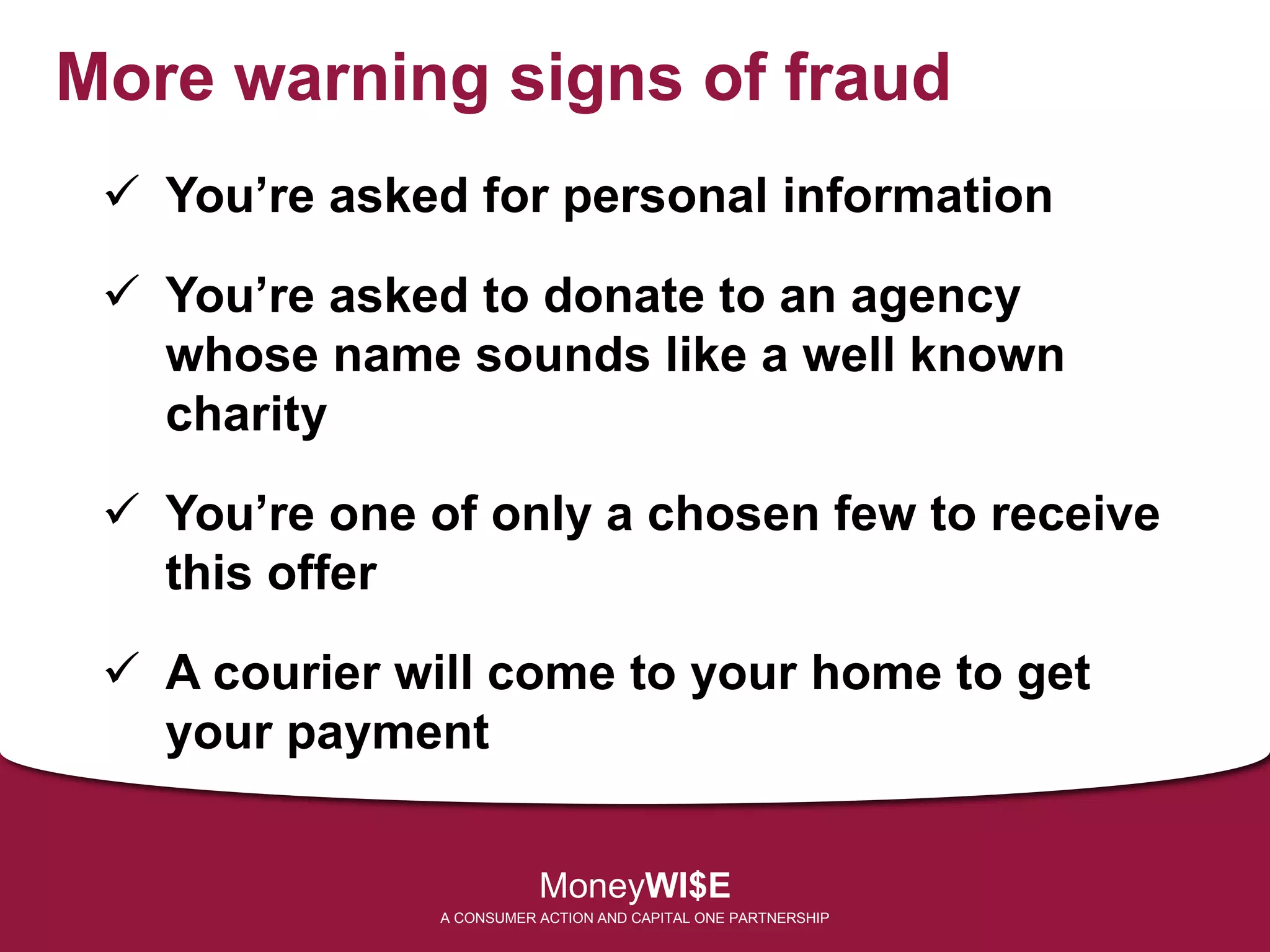 Elder Fraud - Preventing Senior Scams | PDF