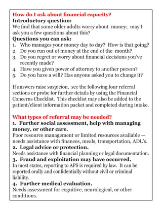 Elder Investment Fraud and Financial Exploitation - Pocket Guide for ...