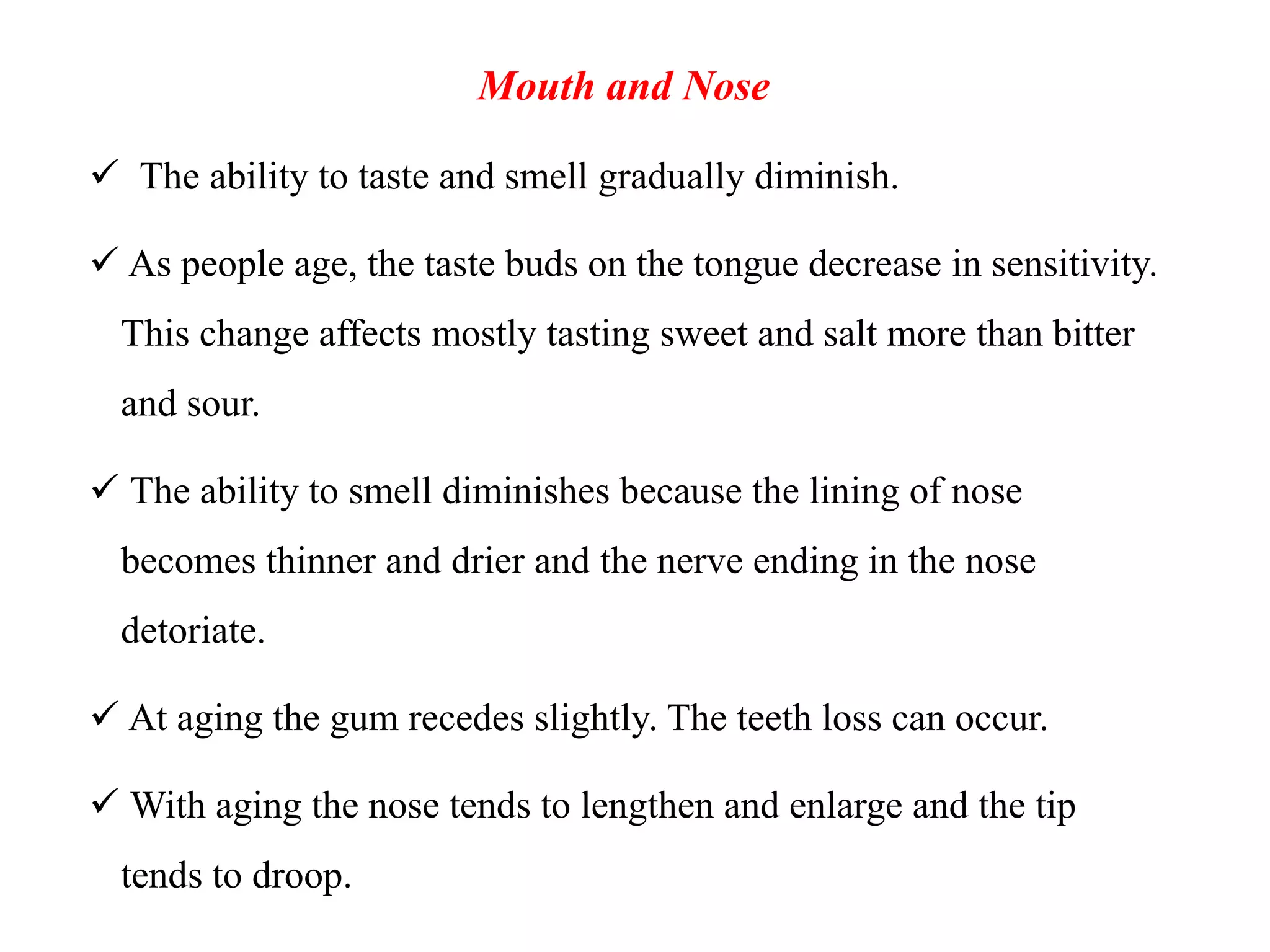 Elderly physical and physiological changes and nutrient requirements | PPTX