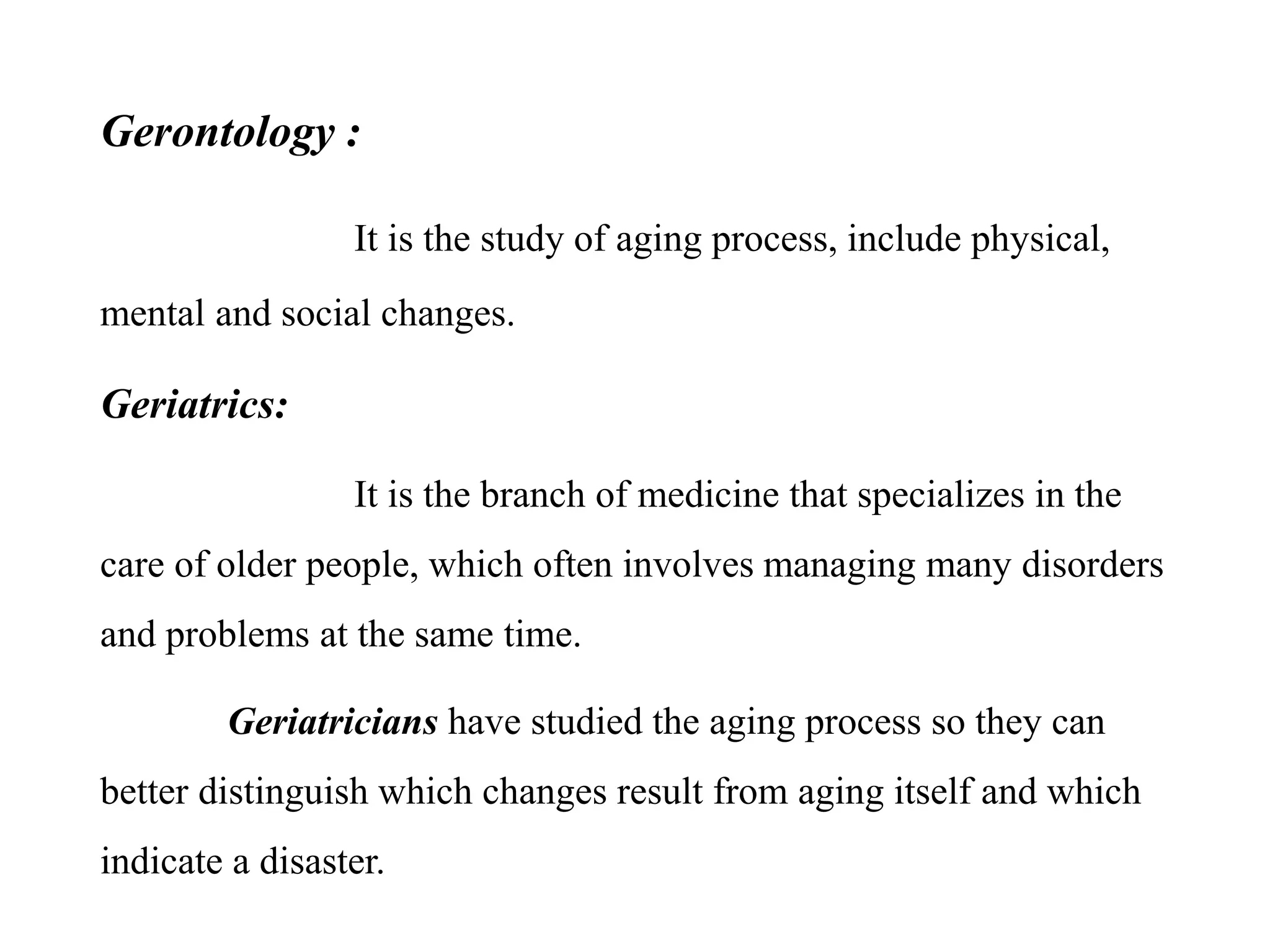 Elderly physical and physiological changes and nutrient requirements | PPTX