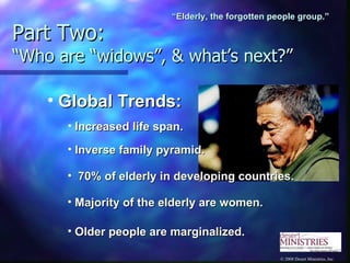 Elderly, A Forgotten People Group | PPT