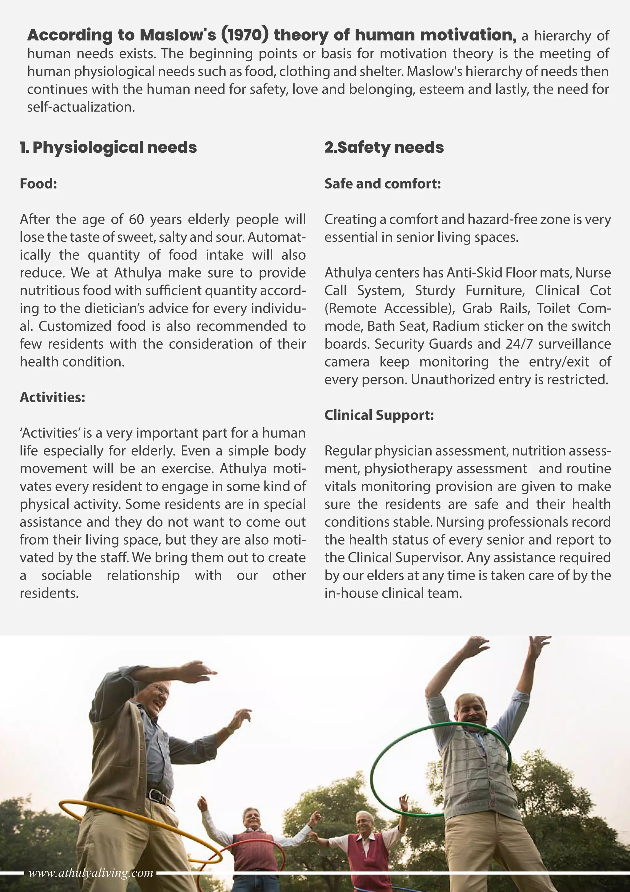 Elderly Needs - December 2018 Newsletter Edition | Athulya Assisted L…