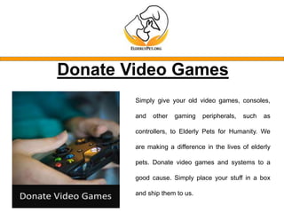 Donate Video Games | PPT