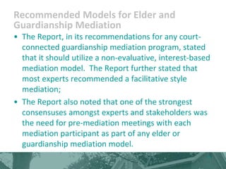 Methodologies for Elder Mediation | PPTX | Eldercare | Family and ...