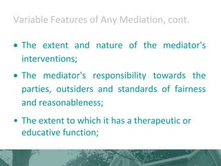 Methodologies for Elder Mediation | PPTX | Eldercare | Family and ...