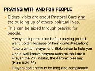 Elders' Development 4 Spirituality and Prayer in the URC | PPTX