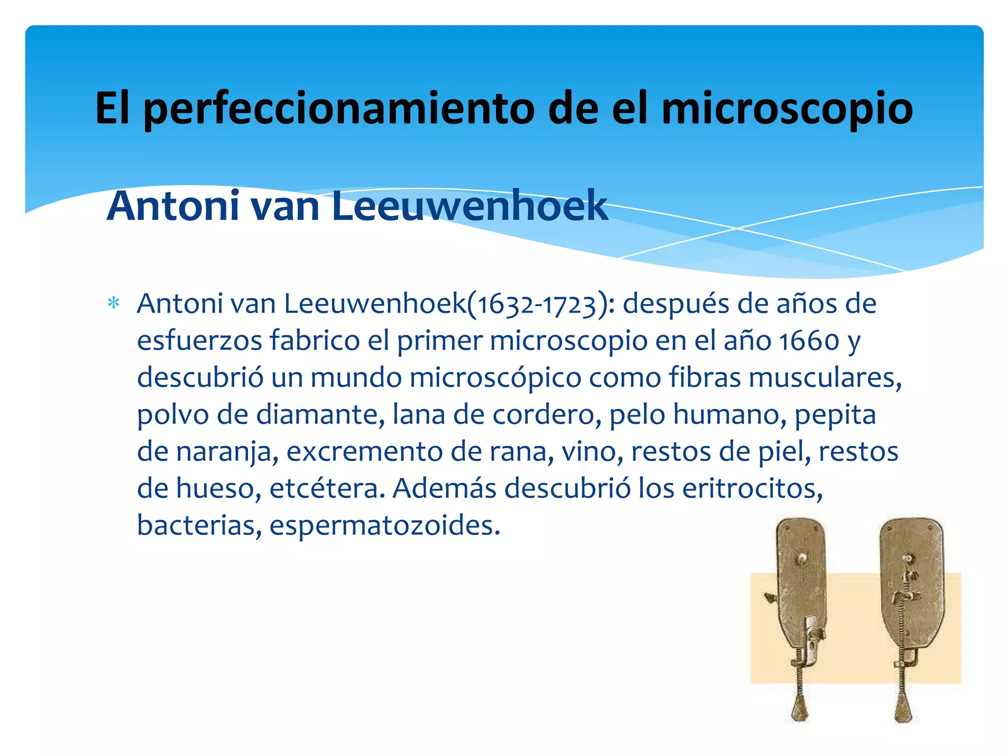 La historia del microscopio en la historia | PPT