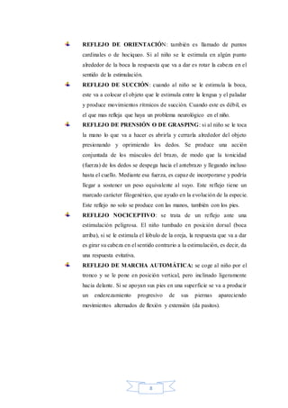El desarrollo psicomotor de los niños | DOCX