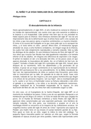 El descubrimiento de la infancia philippe aries | PDF