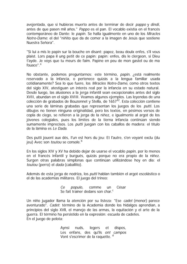 El descubrimiento de la infancia philippe aries | PDF