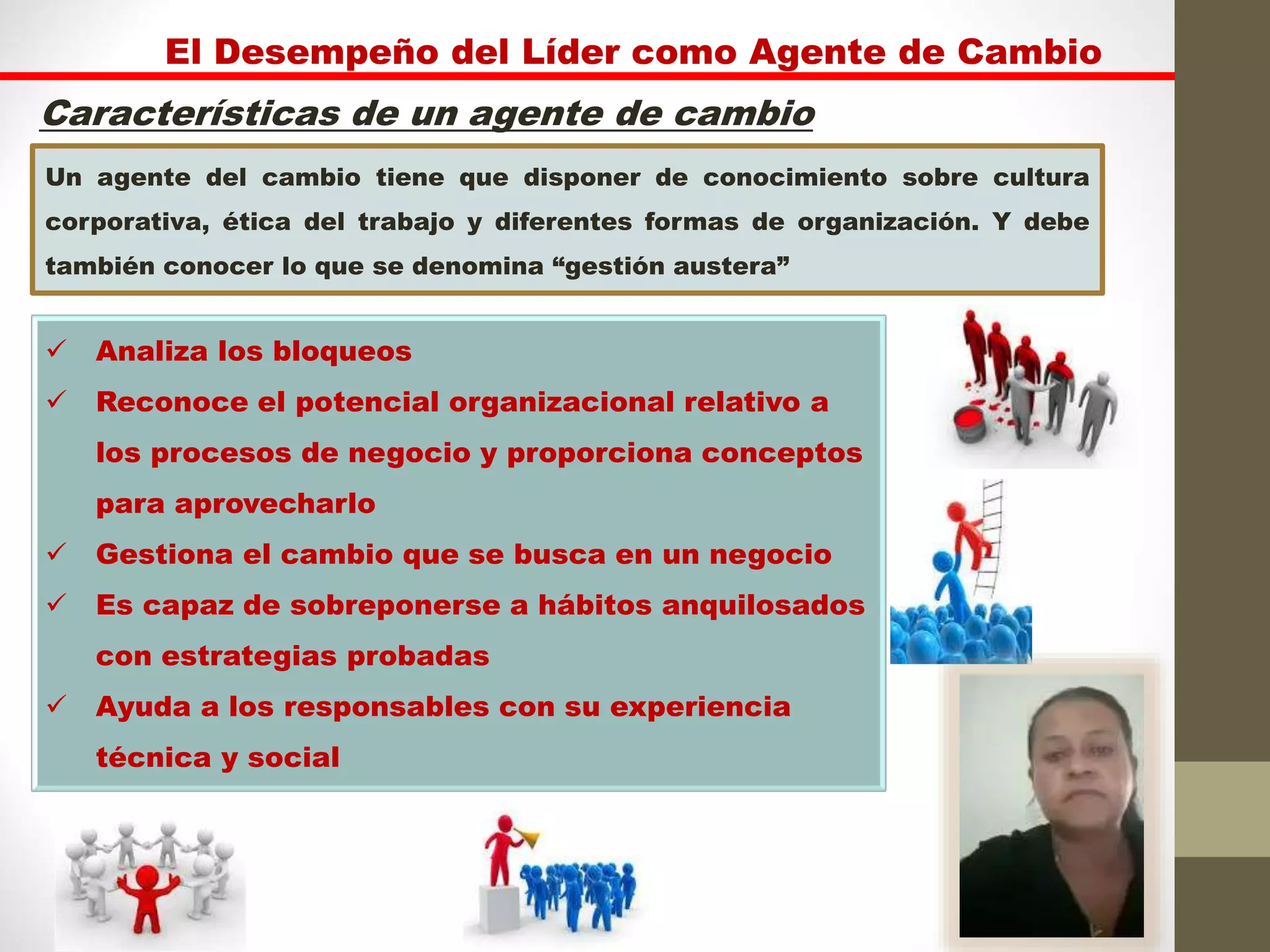 El desempeño del lider como agente de cambio.ppt