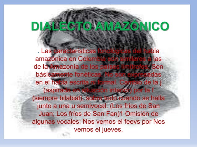 El dialecto colombiano | PPTX