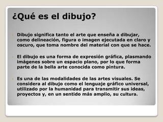 EL DIBUJO | PPTX