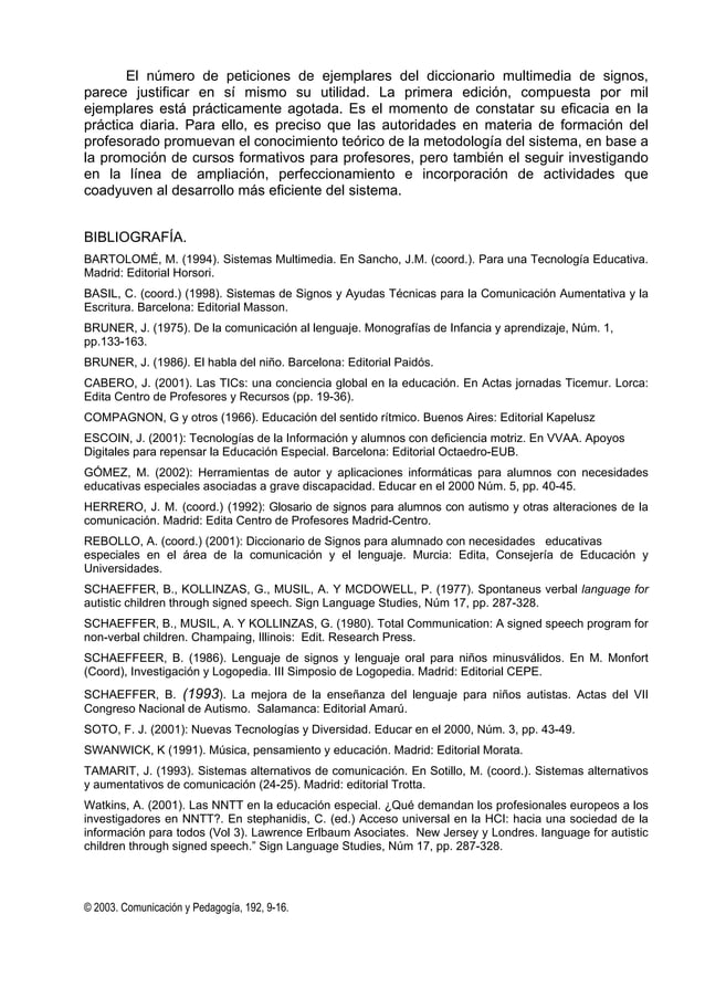 El diccionario multimedia de signos schaeffer | PDF