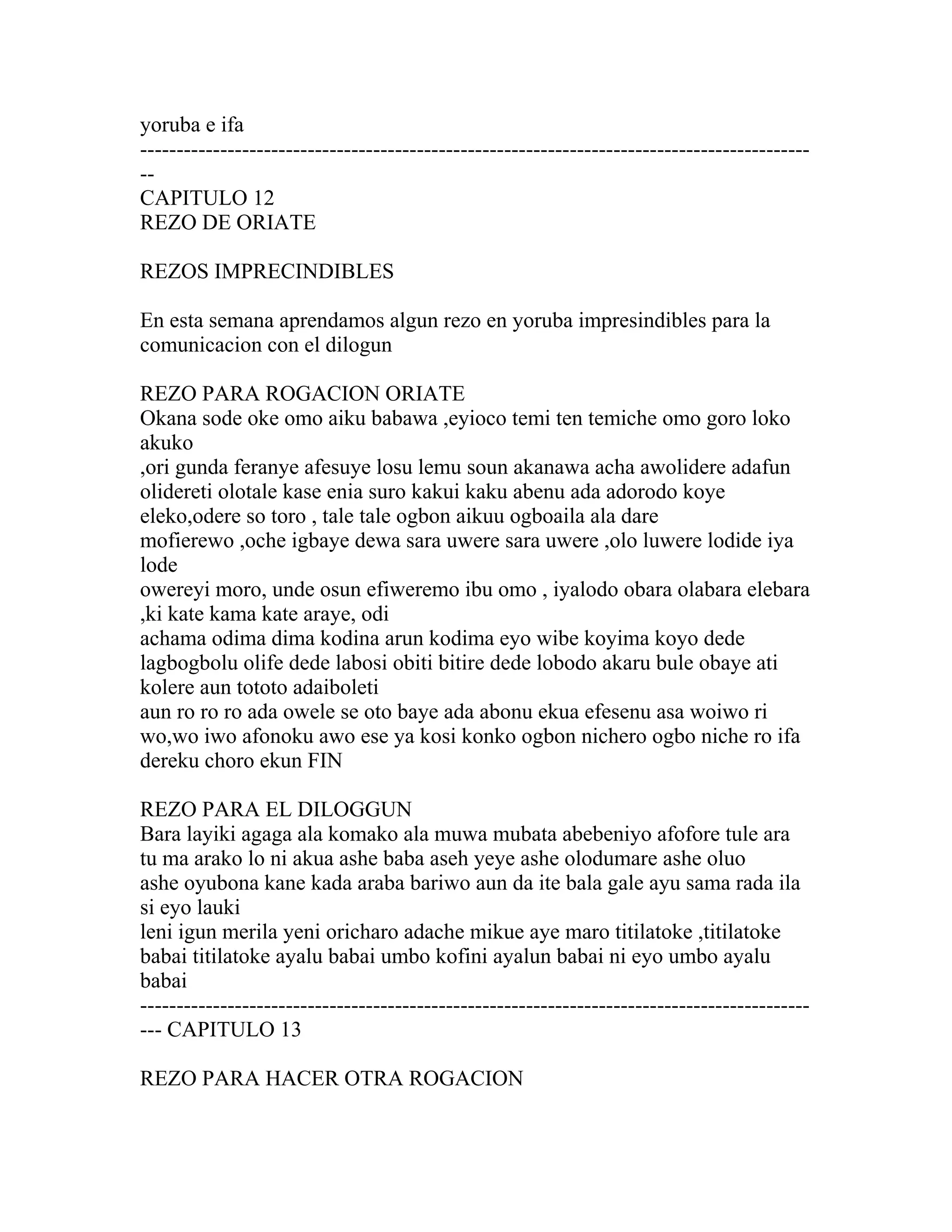 El diloggun elemental | PDF