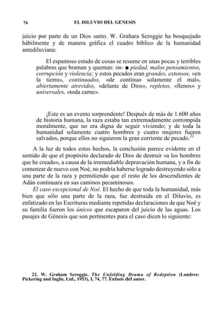 El diluvio del Génesis, el relato bíblico y sus implicaciones ...