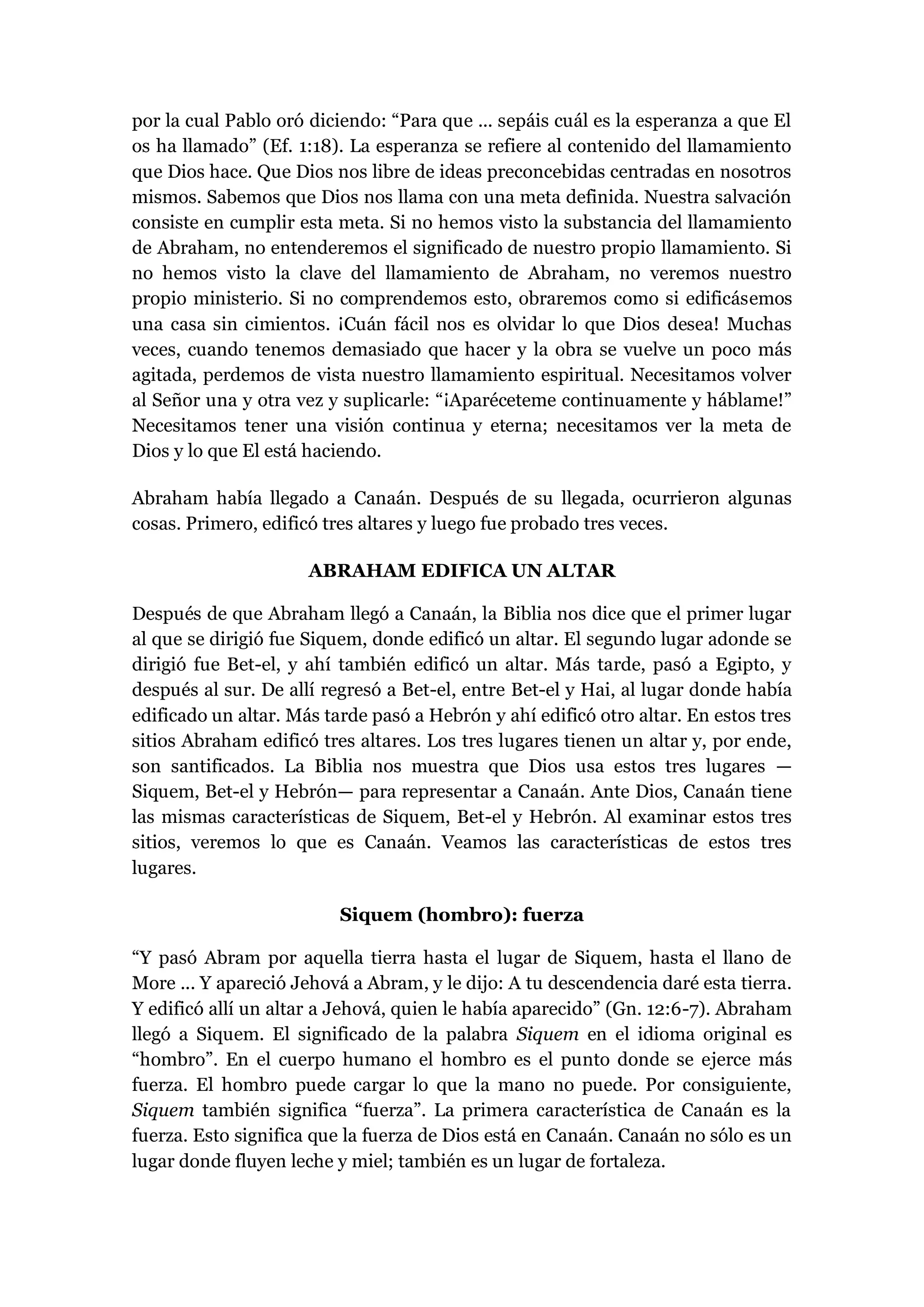 El Dios de Abraham de Isaac y de Jacob Watchman Nee | PDF